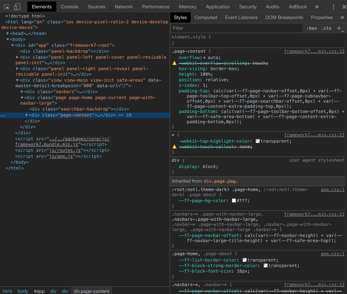 Bundle Css Bundle Min Css Contain Different Styles Questions Framework7 Forum
